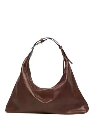 LIFFNER Adjustable Pillow Shoulder Bag - Brown