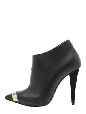 GIUSEPPE ZANOTTI Leather Ankle Boots - Black