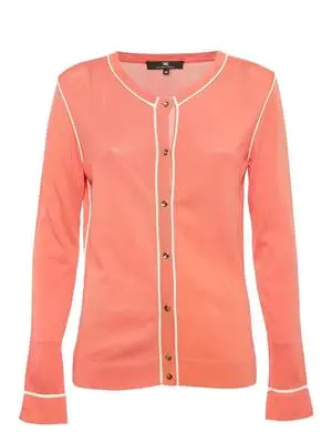 Elisabetta Franchi Knit Cardigan - Pink