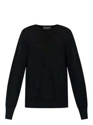 Officine Générale Nina Long-sleeve Crewneck Sweater - Black