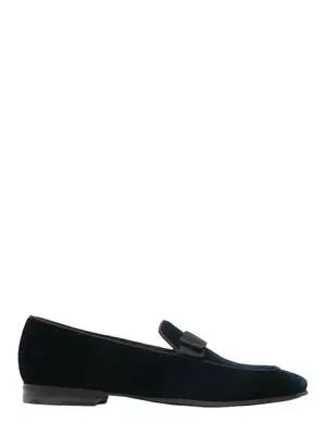 Tagliatore Velvet Loafers - Blue