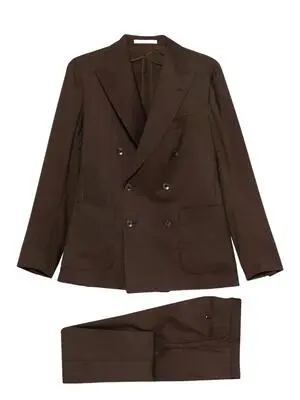 Tagliatore Double-breasted Suit - Brown