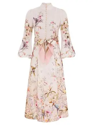 Zimmermann Rebellion Midi Dress - Ivory