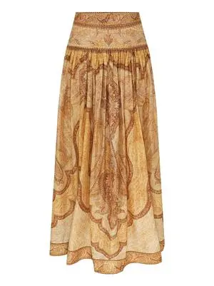 Zimmermann Wanderlust Maxi Skirt Multicolour