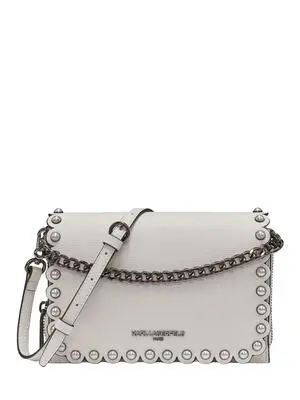 Karl Lagerfeld Paris Lourdes Crossbody - Winter White