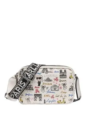 Karl Lagerfeld Paris Maybelle Crossbody - White Multi