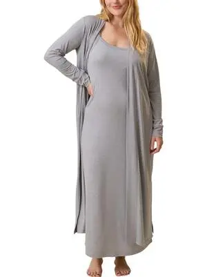 KINDRED BRAVELY The Sunday Lounge Duster - Grey Heather