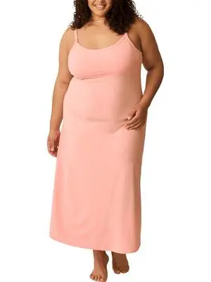KINDRED BRAVELY The Sunday Maternity & Nursing Maxi Dress - Sunset Pink