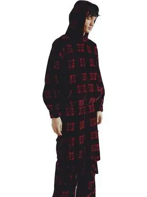 PCFG Plaid Cargo Pants - Red