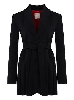 PCFG Wool Blend Jacket Dress - Black
