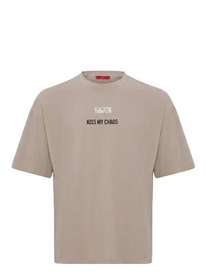 PCFG Pure Cotton Regular Fit Tshirt - Beige