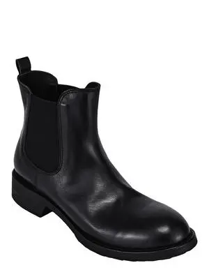 OLD TREND Heritage Genuine Leather Chelsea Boots - Black