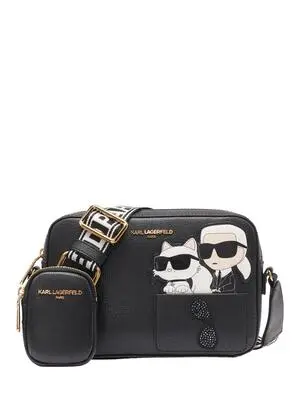 Karl Lagerfeld Paris Maybelle Crossbody - Black/gold
