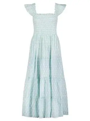 MER ST. BARTH Paloma Maxi Dress - Seafoam-booty