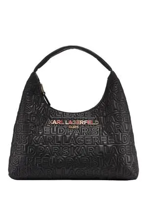 Karl Lagerfeld Paris Voyage Hobo - Black Multi