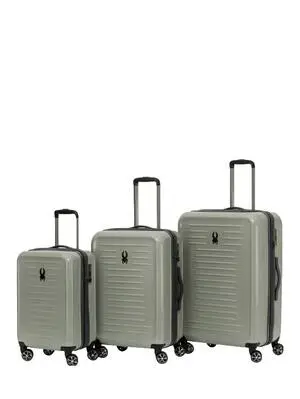 SPYDER Rails 3-piece Hardside Luggage Set - Moss Gray