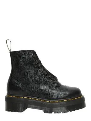 Dr. Martens Sinclair Leather Platform Boots - Black