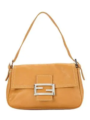 Fendi Leather Mama Bag - Orange