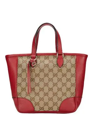 Gucci Original GG Bree Top Handle Tote Red
