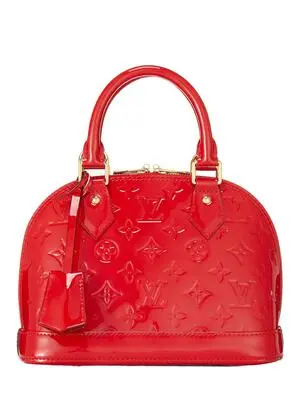 LOUIS VUITTON Monogram Vernis Alma Nm - Red