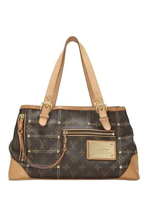 LOUIS VUITTON Monogram Riveting Shoulder Bag