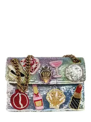 Kurt Geiger Mini Kensington Shoulder Bag - Silver