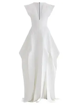 Maticevski Acumen Plunge Gown - White