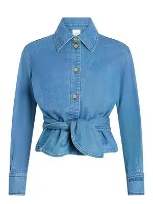 Patou Knot Shirt - Blue