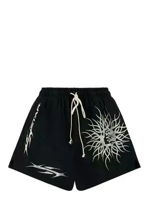 HELLSTAR Flame Yang Shorts - Black