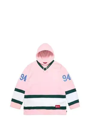 Supreme Polartec Hockey Hooded Sweatshirt - Pink