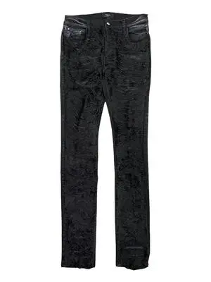 Amiri Fringe Wire Aged Jeans - Black