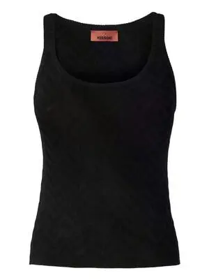 Missoni Lamé Tank Top - Black