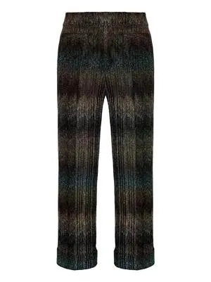 Missoni Zigzag Flared Trousers - Brown