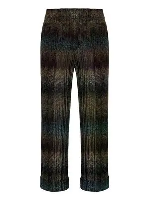 Missoni Zigzag Flared Trousers - Brown