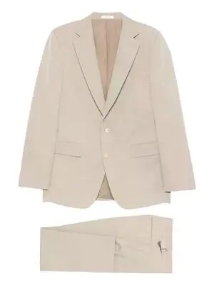 FURSAC Buttoned Single-breasted Suit - Neutrals