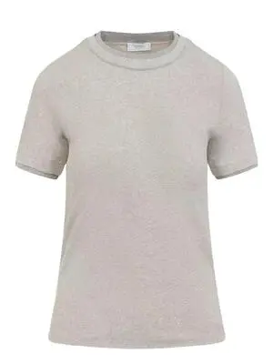 Peserico Cotton T-shirt - Neutrals