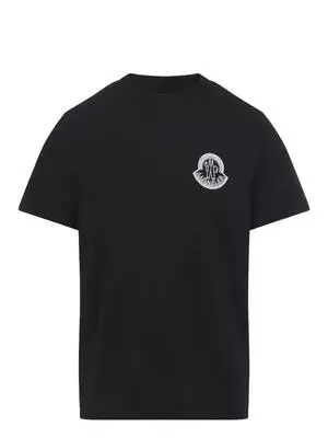 Moncler Logo-patch T-shirt - Black