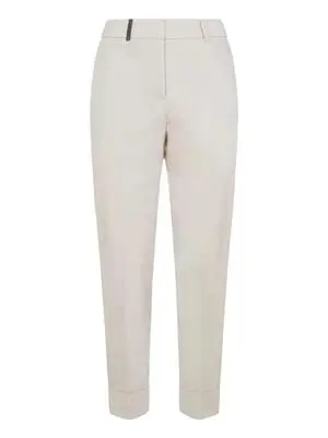 Peserico Tapered Trousers - Neutrals