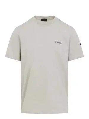 Moncler Logo-patch T-shirt - Neutrals