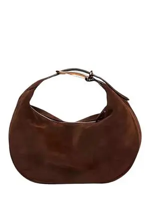 LIFFNER Moon Zipped Calf Leather Tote Bag - Brown