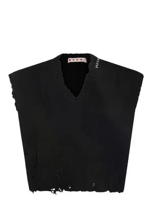 Marni V-neck Top - Black
