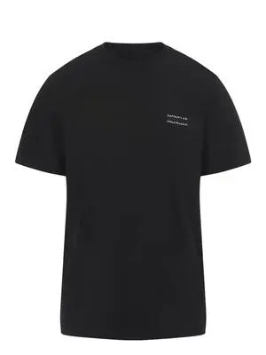 Moncler Logo Cotton T-shirt - Black