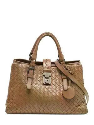 Bottega Veneta Roma Leather Tote Bag - Brown