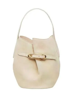 LIFFNER Buckle Bucket Bag - White