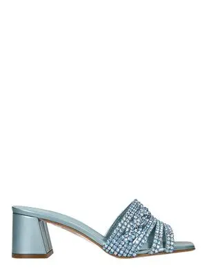 GINA Crystal Utah Mules - Blue