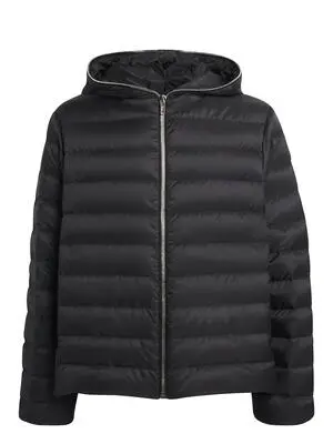 Rick Owens X Moncler Down Ziplock Puffer Jacket - Black