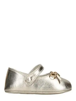 GOLDEN GOOSE Leather Ballet Flats - Gold