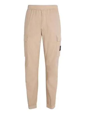 Stone Island Stretch-cotton Cargo Trousers - Beige