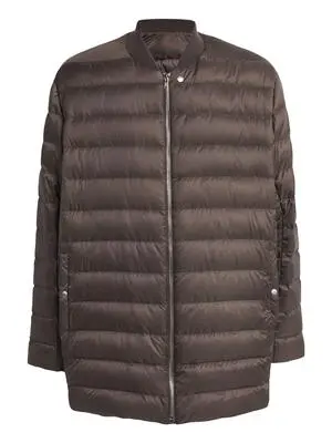 Rick Owens X Moncler Down Padded Flight Jacket - Brown