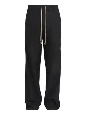 Rick Owens X Moncler Drawstring Straight Trousers - Black